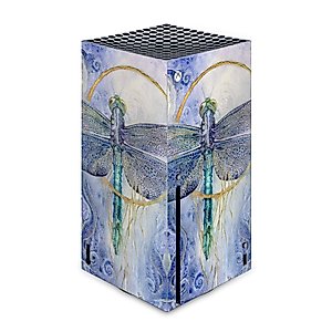 Head Case Designs Officially Licensed Stephanie Law Dragonfly Art Mix Vinyl Sticker Gaming Skin Decal Cover Compatible With Xbox Series X Console