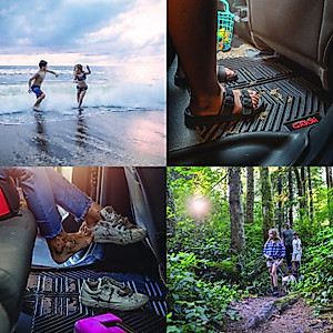 Gator 79603 Black Front and 2nd Seat Floor Liners Fits 11-16 Ford F-250/F-350 Crew Cab