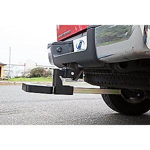 Heininger 4037 HitchMate TruckStep XL for Full Size Deep Pick-ups, Black,