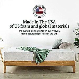 ZINUS 10 Inch Green Tea Aspire Memory Foam Mattress / CertiPUR-US Certified / Bed-in-a-Box / Pressure Relieving / Made in USA, Twin