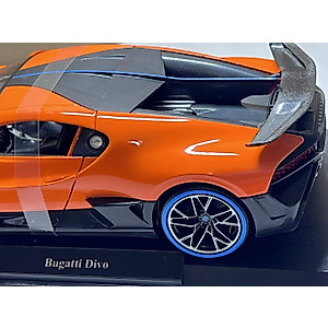 Bugatti Divo Orange 1:18 Special Edition diecast Collection car