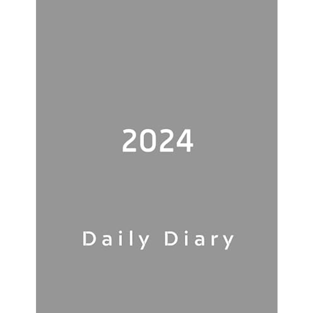 2024 Daily Planner One Page Per Day: 12 Month Organizer, Calendar 12 Months, Jan to Dec 2024, 8.5" x 11", 374 pages