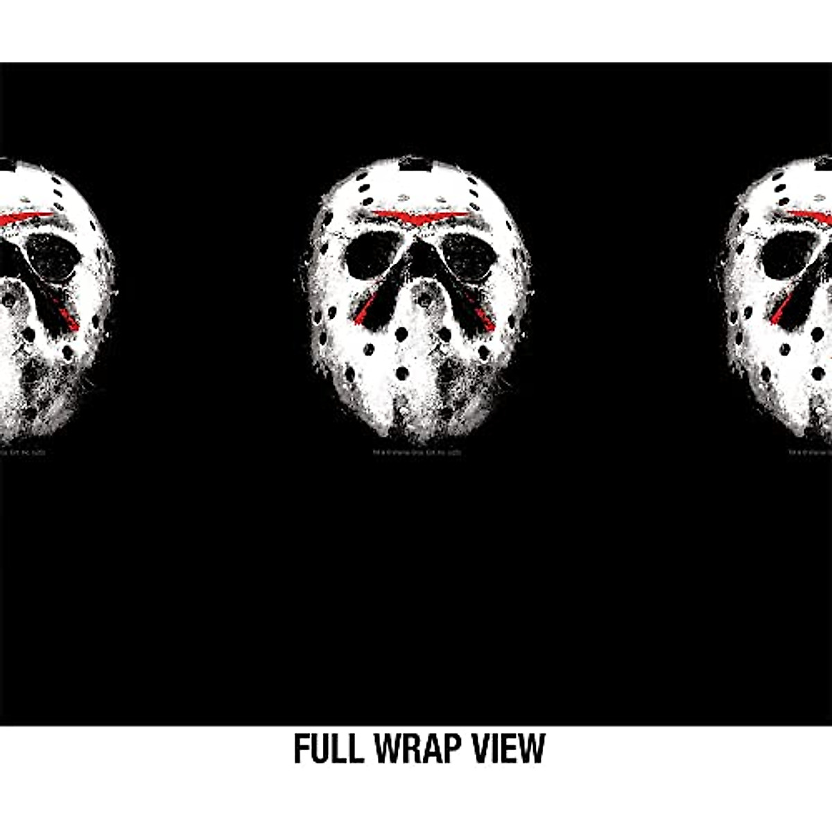 Friday the 13Th OFFICIAL Jason Mask 24 oz Insulated Canteen Water Bottle, Leak Resistant, Vacuum Insulated Stainless Steel with Loop Cap, Black