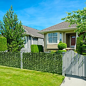 Catollova 120 x 60in Artificial Ivy Privacy Fence Screen, Grass Wall Faux Ivy Hedge Panels and Privacy Fence Wall Screen, Decorative Fence for Outdoor, Balcony, Garden Decor