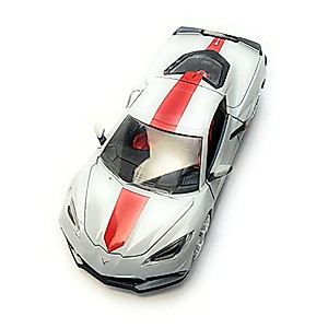 Jada 1:24 Bigtime Muscle 2020 Gray Chevrolet Corvette Stingray C8 Model 33045