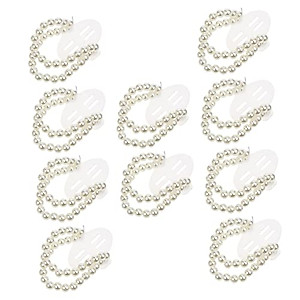 ARTIBETTER 20 Pcs Bridal Wrist Pearls Pearl Bracelets Stretch Bracelet String Wrist Corsage for Prom Wedding Corsages Bracelet Wedding Wrist Corsages Elastic Bracelets Corsage Wristlet Band