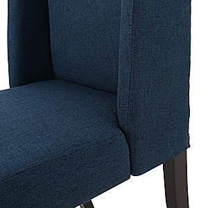 Christopher Knight Home Rory Fabric Dining Chairs, 2-Pcs Set, Navy Blue