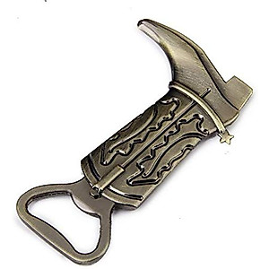 Cowboy Boot Bottle Openers with Exquisite Packaging, 12 Pcs Boot Bottle Opener Beer Accessories Metal Stainless Steel Bottle Openers,Best Groomsman Gift