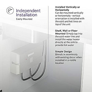 Bosch Electric Tankless Water Heater - Eliminate Time for Hot Water - Easy Installation