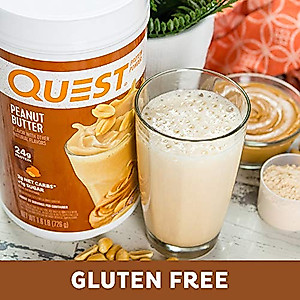 Quest Nutrition Peanut Butter Protein Powder, Low Carb, Gluten Free, Soy Free, 25.6 Ounce (Pack of 1)