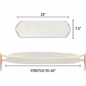 Exfoliating Back Scrubber for Shower, Rough Back Washer for Men and Women - Deeply Clean and Polish Skin - Better to Use Than Shower Brush or Loofah