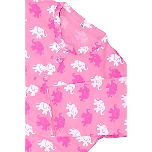 Chandrakala Kids Kurta Set for Boys Indian Printed Ethnic Wear, Pink-White,6-7 Years (KK104PIN7)