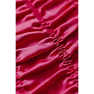 YJKIS 44" 100% Pure Silk Fabric Champagne Charmeuse Fabric by The Yard for Sewing Clothes DIY Crafts, Champagne