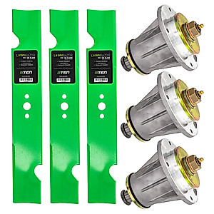 8TEN Deck Rebuild Kit for Husqvarna 48 inch WHF4817 WH4817EFQ IZ4817 IZ4821 TSKAA Blade Spindle