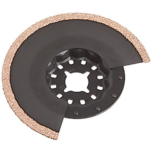 BOSCH OSL212CG 1-Piece 2-1/2 In. Starlock Oscillating Multi Tool Grout & Abrasive Carbide Grit Segmented Saw Blade for Applications in Grout Removal