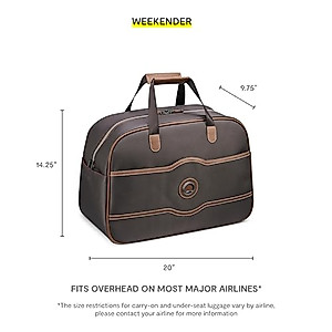 DELSEY PARIS Chatelet 2.0 Weekender Travel Duffle Bag, Pink