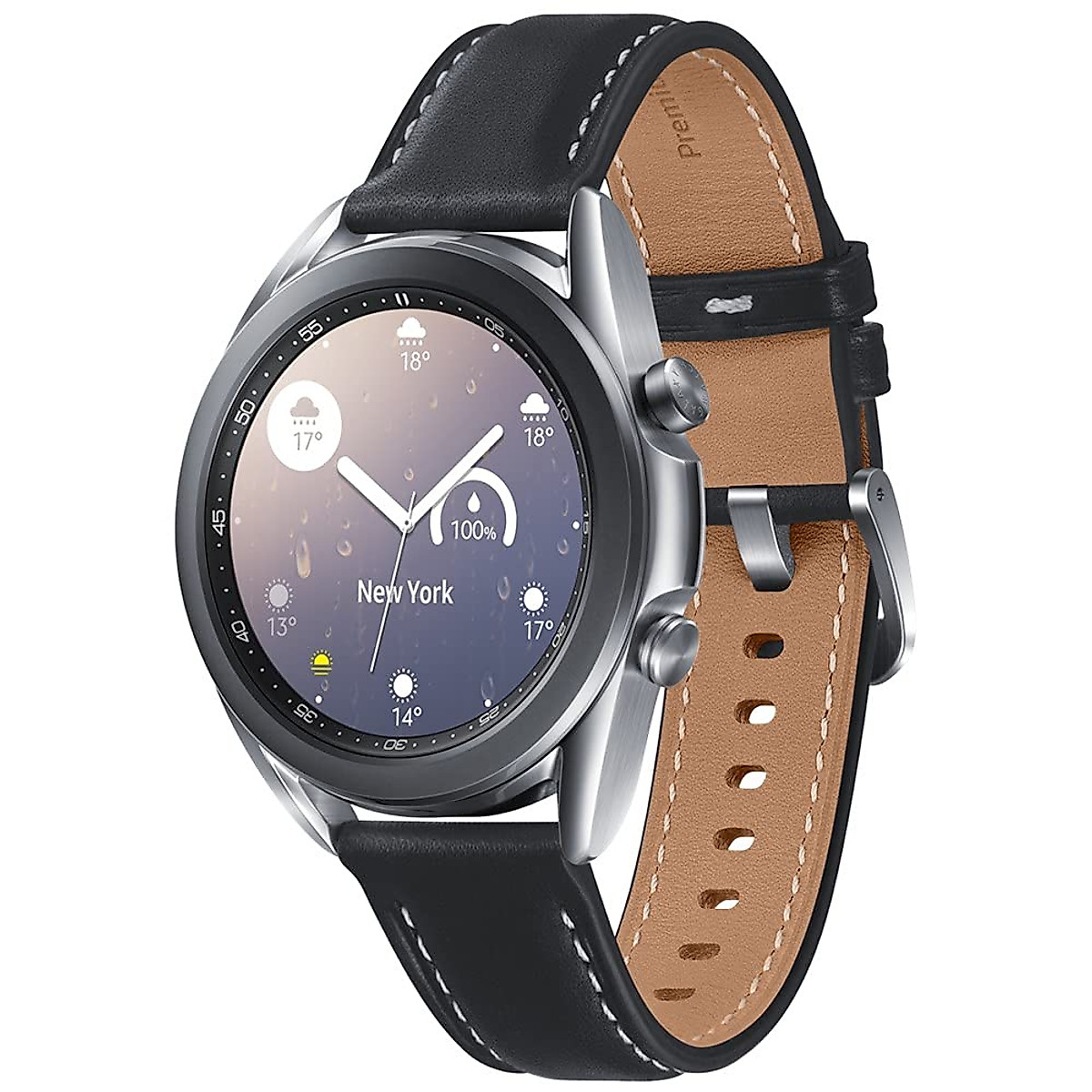Samsung Galaxy Watch3 2020 Smartwatch (Bluetooth + Wi-Fi + GPS) International Model (Silver, 41mm)
