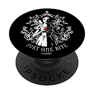 Disney Snow White Just One Bite Black & White Silouhette PopSockets PopGrip: Swappable Grip for Phones & Tablets