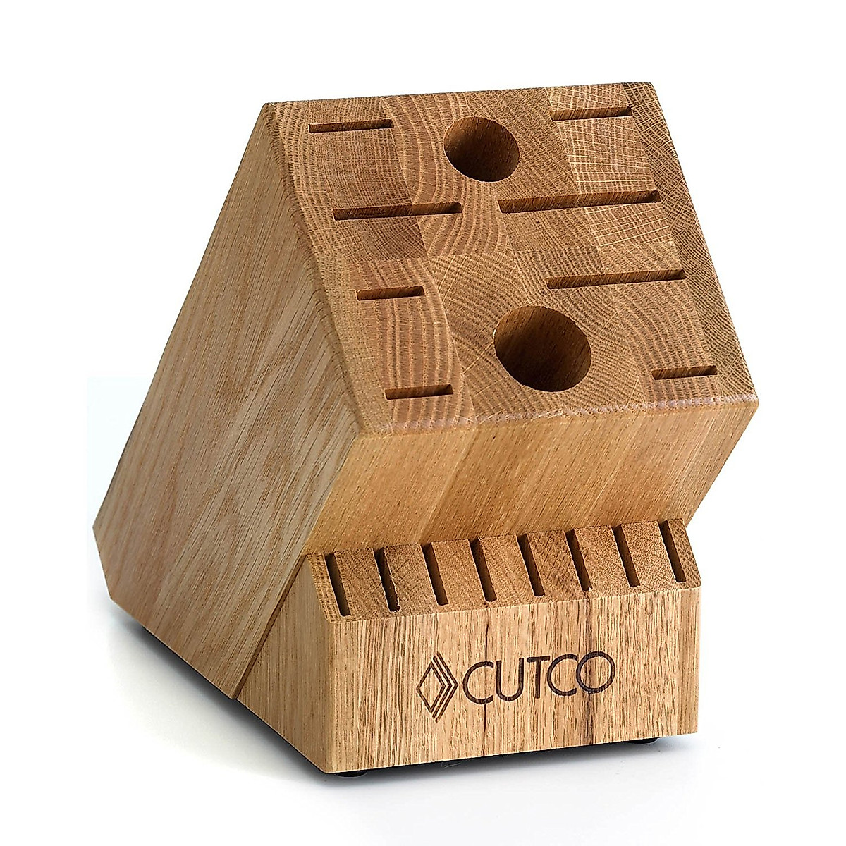 Cutco 1748 Honey Finish Oak Homemaker + 8 Set Block (18-Slot)