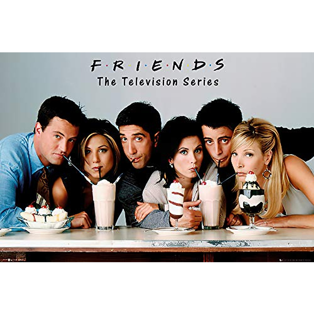 Friends Milkshake 24x36 Poster Jennifer Aniston Courtney Cox