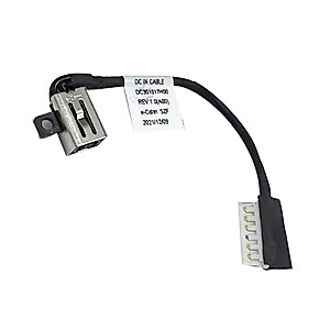 GinTai DC Jack Power Cable Plug in Charging Port Cable Connector Socket with Wire for Dell INSPIRON 15 3510 3511 I5-1135G7 3515 3510 3520 3521 3525 GDM50 87GX7 DC301017H00 231X7 0231X7 DC301018100