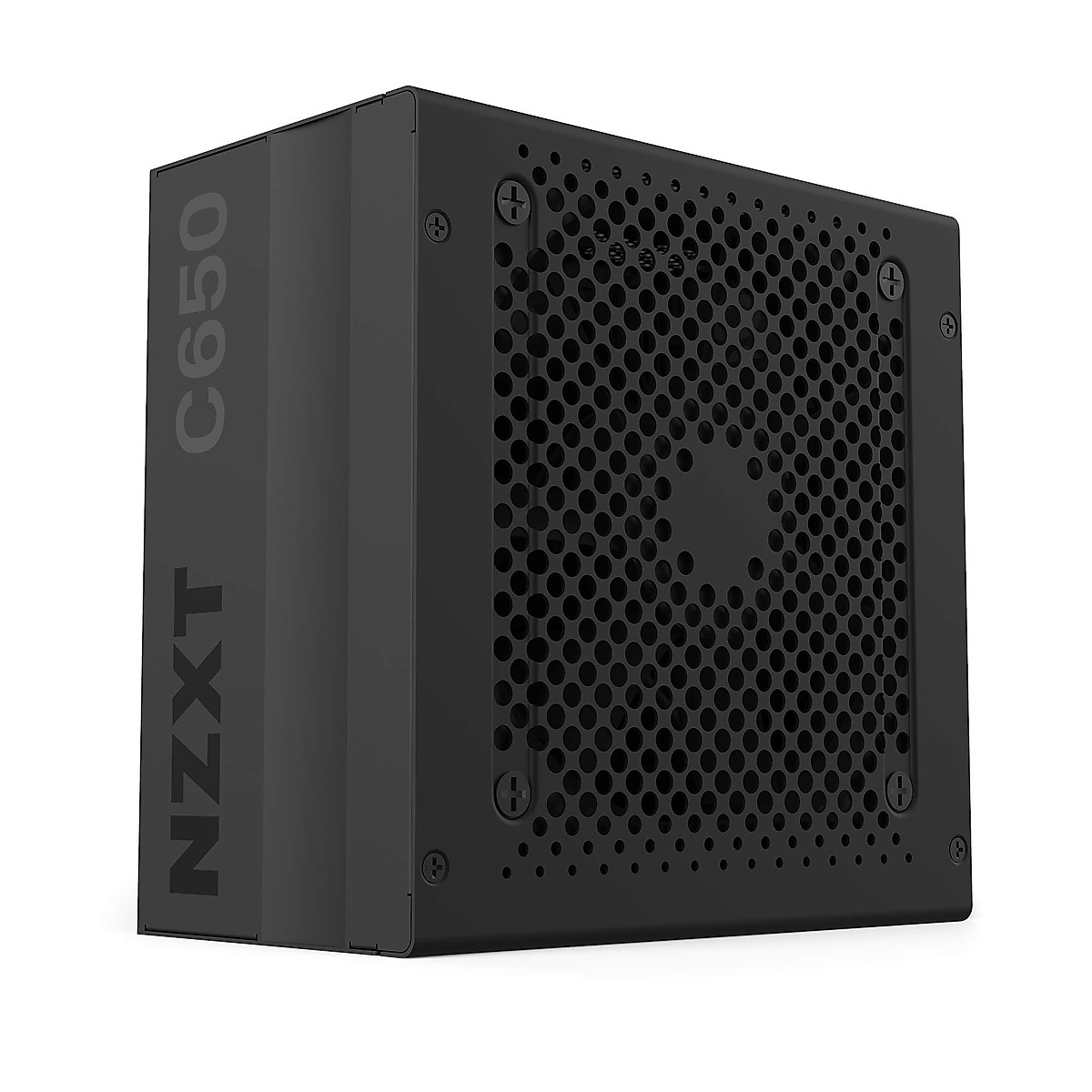 NZXT C650 - NP-C650M - 650 Watt PSU - 80+ Gold Certified - Hybrid Silent Fan Control - Fluid Dynamic Bearings - Modular Design - Sleeved Cables - ATX Gaming Power Supply - 2020