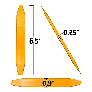 Xotic Tech 1pc Plastic Open Pry Tool for Most LED Interior Lights License Plate Lights Lamp Covers Removal Installation