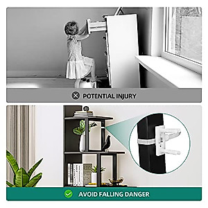 YITAHOME 5-Shelf Bookshelf, L-Shape Freestanding Ladder Corner Bookcase, Modern Minimalist Style Multipurpose Storage Display Rack for Living Room Bedroom Hallway Office, Black