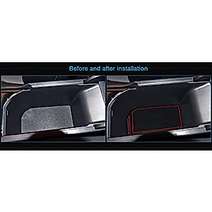 Auovo Anti Dust Mats for Toyota Camry Accessories 2018 2019 2020 2021 2022 2023 Custom Fit Door Pocket Liners Cup Holder Pads Console Mats(16pcs/Set) (red)