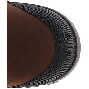 Carhartt mens 8" Rugged Flex Insulated Waterproof Breathable Safety Toe Leather Work Boot Cmf8389 Construction Shoe, Brown, 10.5 US