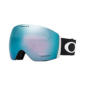 Oakley Flight Deck L Goggle, Matte Black Strap/Prizm Snow Sapphire Iridium Lens, Large