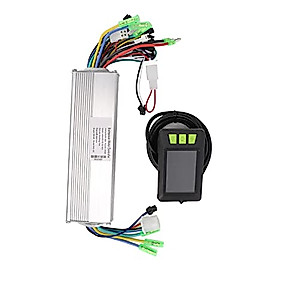 VBESTLIFE 24?48V 350W Brushless Motor Controller with Waterproof Colorful LCD Display Meter Compatible with Electric Bike Scooter Dual Drive Controller Electric Modification