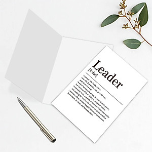 Special Boss's Day Card, Boss Retirement Card, Birthday Card for Boss, Thank You Leader Card