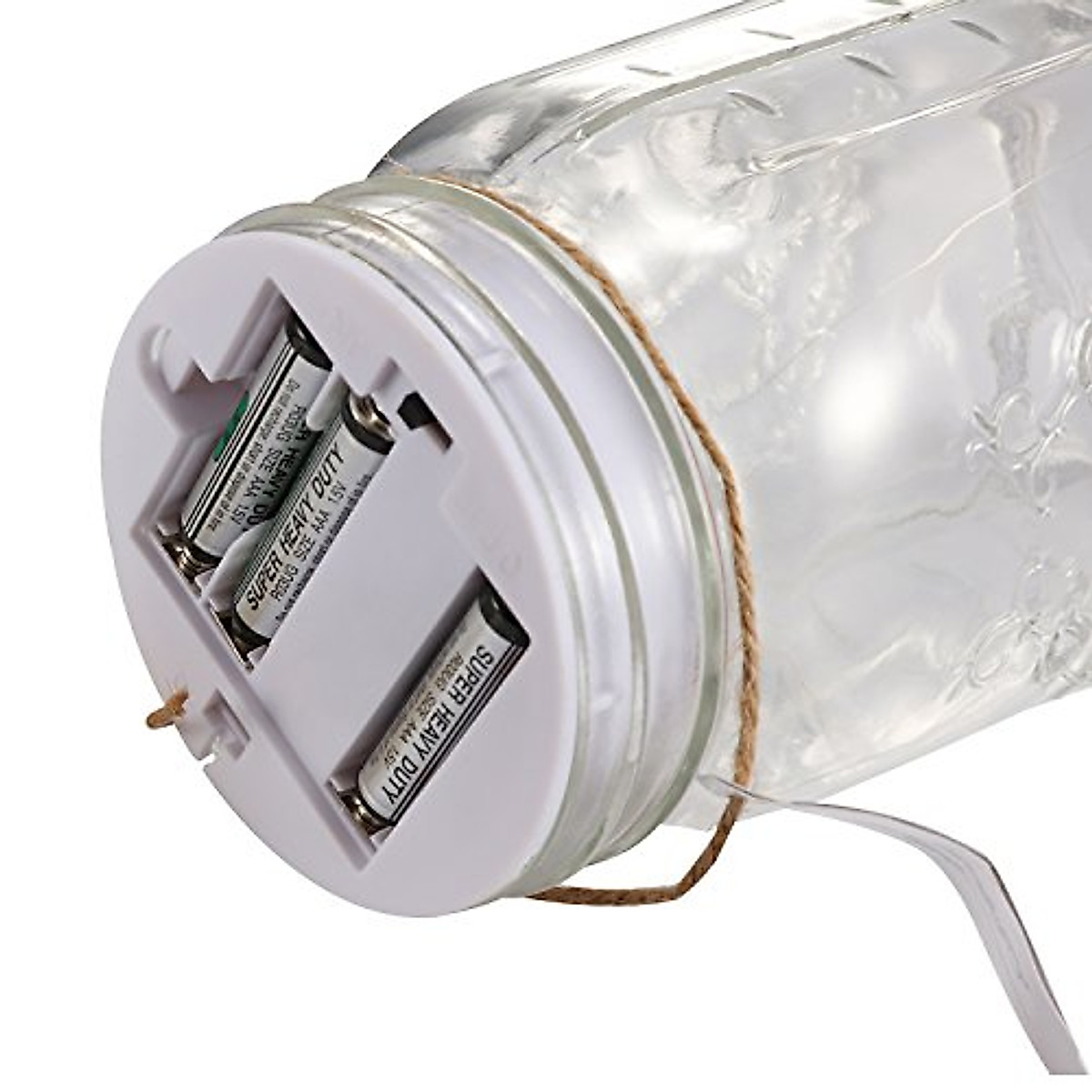 Fangfang LED Lamp Romantic Glass Animated Butterfly Jar Gift Decoration (Blue)