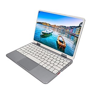 2 in 1 Touchscreen Laptop,10.8inch FHD 360° Rotatable Notebook Computer Tablet PC with Stylus,LPDDR4 8GB RAM 512GB SSD,for Windows 11,USB2.0,Type C,SD Slot,3.5mm