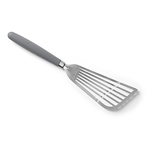 Misen Stainless Cookware Bundle - 10" 5-ply Pan, Fish Spatula, Stainless Steel Tongs - Heat Retention - Stay-Cool Handle - Kitchen Tongs with Silicone Tips - Ergonomic Design - Versatile Set - Gray