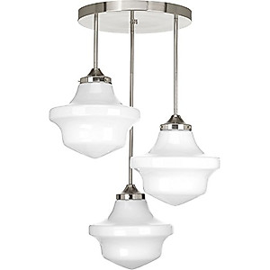 Progress Lighting P8403-09 Traditional/Casual Canopy Accessory, Brushed Nickel