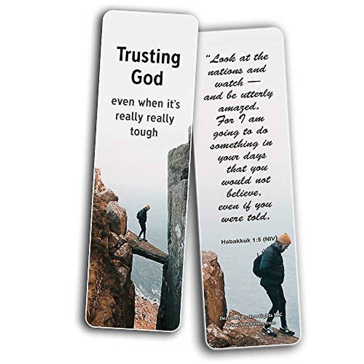 Religious Bookmarks About Waiting on God to Answer Prayer (12 Pack) - Encouraging Bible Verses for Men Women Church Supplies Cell Group Hospital Ministry Stocking Stuffers