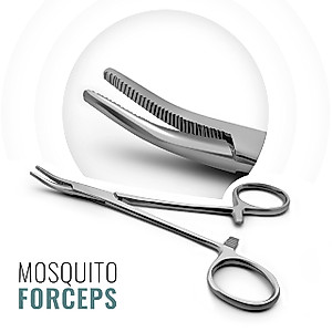 Complete Suture Practice Kit for Suture Training, Including Large Silicone Suture Pad with pre-Cut Wounds and Suture Tool kit (52 Pieces) Including Case, 3rd Generation Model. (Education Use Only)