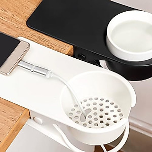 SOHOMACH Standing Desk Accessories, Clip On Holder for Office Chair Table Desk Side