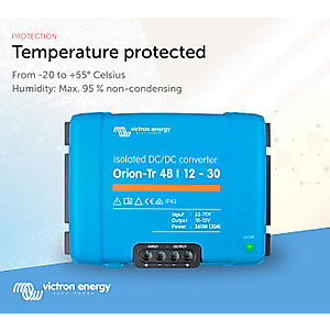 Victron Energy Orion-Tr IP43 48/12-Volt 30 amp 360-Watt Isolated DC-DC Converter