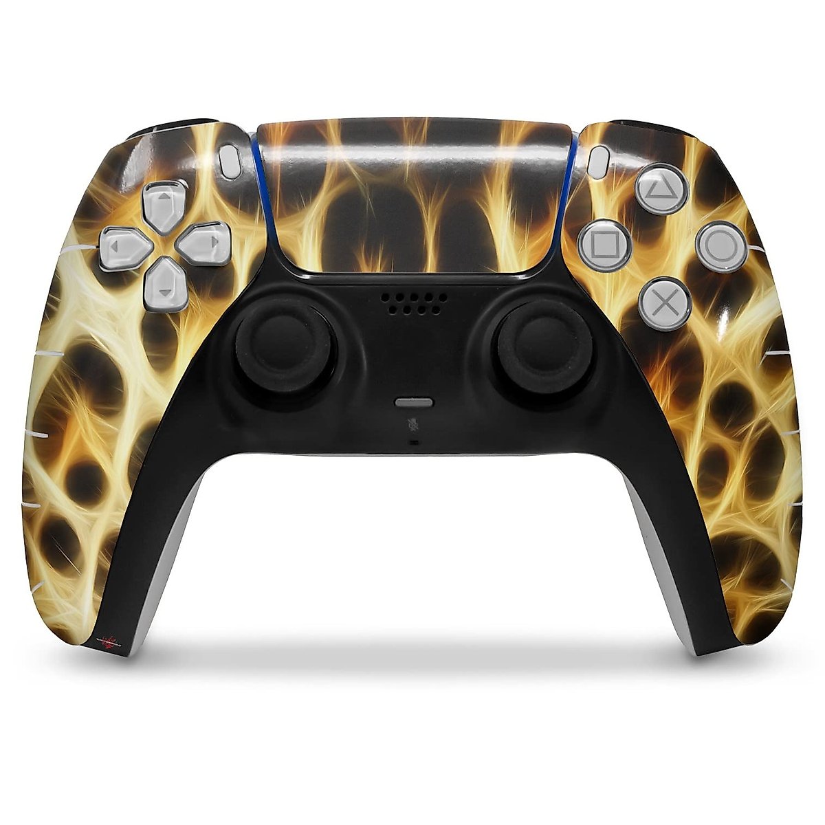 WraptorSkinz Skin Wrap compatible with Sony PS5 DualSense Controller Fractal Fur Leopard (CONTROLLER NOT INCLUDED)