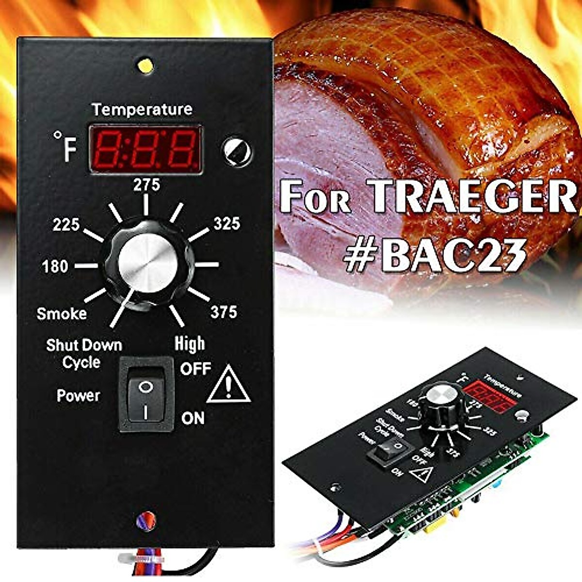 Digital Thermostat Controller, Replacement Thermostat Kit Parts Digital Pro Controller for All Traeger