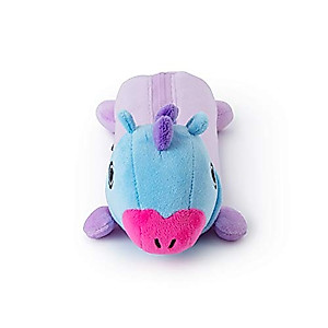 BT21 MANG Character Soft Plush Stuffed Animal Cute Pencil Case Pouch, Purple/Blue