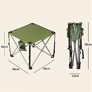 DOUBAO Outdoor Mini Folding Table BBQ Picnic Table Portable Folding Table Chair Casual Table Camping Booth Table Beach Table