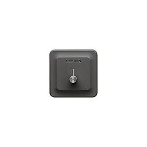 Tooletries - The Arnold Bathroom & Storage Hook - Silicone Toiletry Organizer, Shower & Bathroom Accessory - Features Silicone-Grip Technology, Removable & Reusable - Charcoal