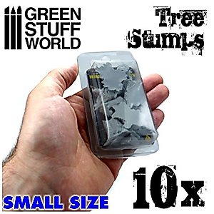 グリーンスタッフワールド 切り株セット 若木 (10個入) ミニチュア用アクセサリー GSWD-1685