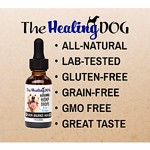 The Healing Dog: Hemp Drops for Dogs - 600mg
