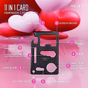 WILLUCK Mothers Day Love Gifts for Her Women Mom,”LOVE” Pink Multitool Pen with Flashlight, Anniversary Valentines Day Birthday Gifts for Women Wife Girlfriend,Stocking Stuffers for Women