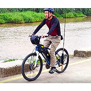 Bike Fishing Rod Holder，Bike Fishing Rod Rack and Carrier,Easy Mounts Rod to Your Bicycle,for Bicycle Fishing